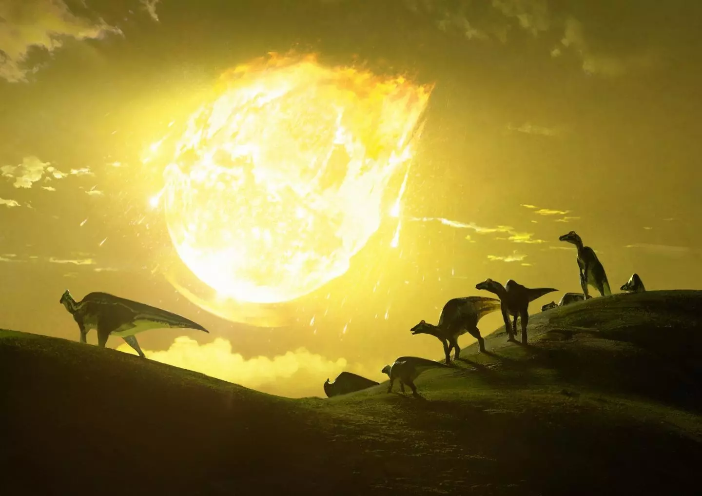 Dinosaurie-dödande meteor träffade jorden i 