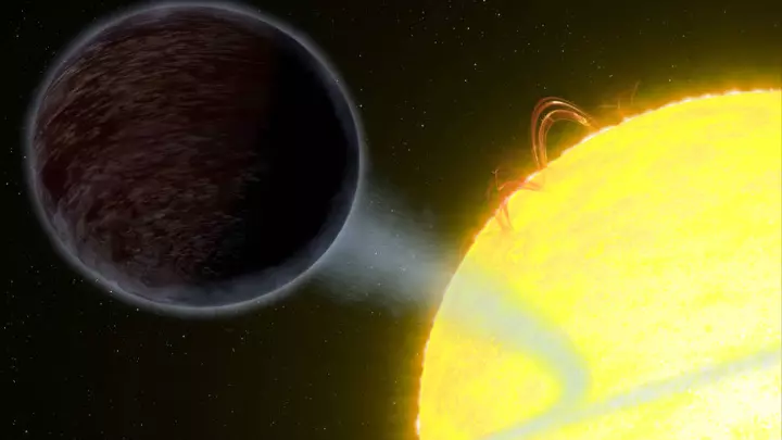 තාරකා විද්‍යාඥයින් අමුතු තාර-කළු Exoplanet සොයා ගනී 12278_0