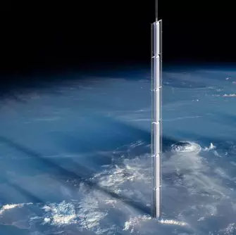 Този гениален небостъргач щеше да виси от астероид и да се носи между градовете 13653_3
