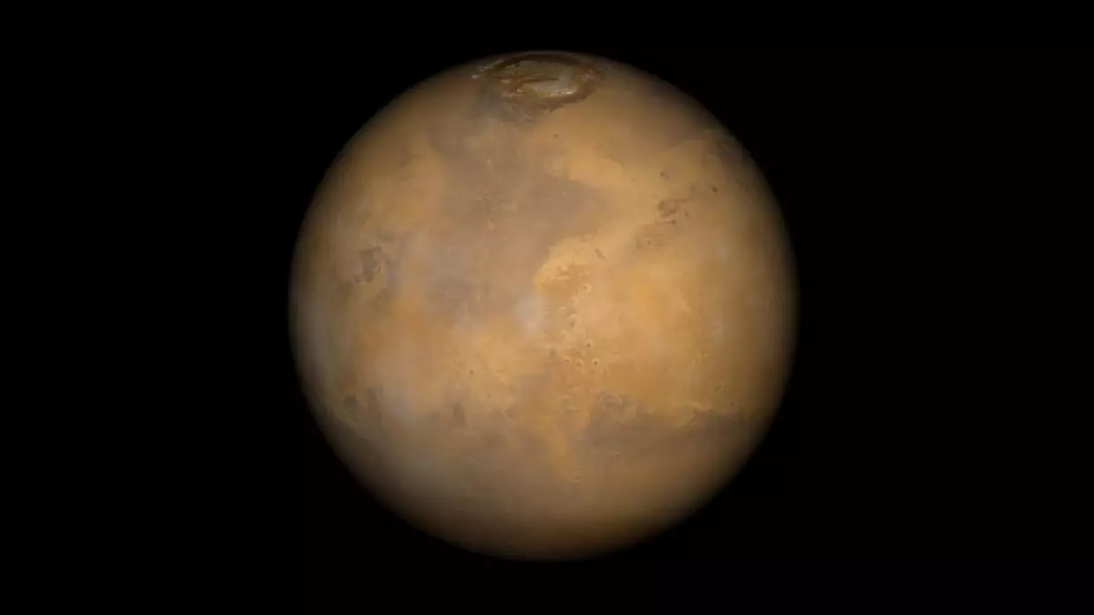 Ο πόλος του Άρη μπορεί να κρύβει αλμυρές λίμνες και ζωή, βρήκαν ερευνητές 13766_1