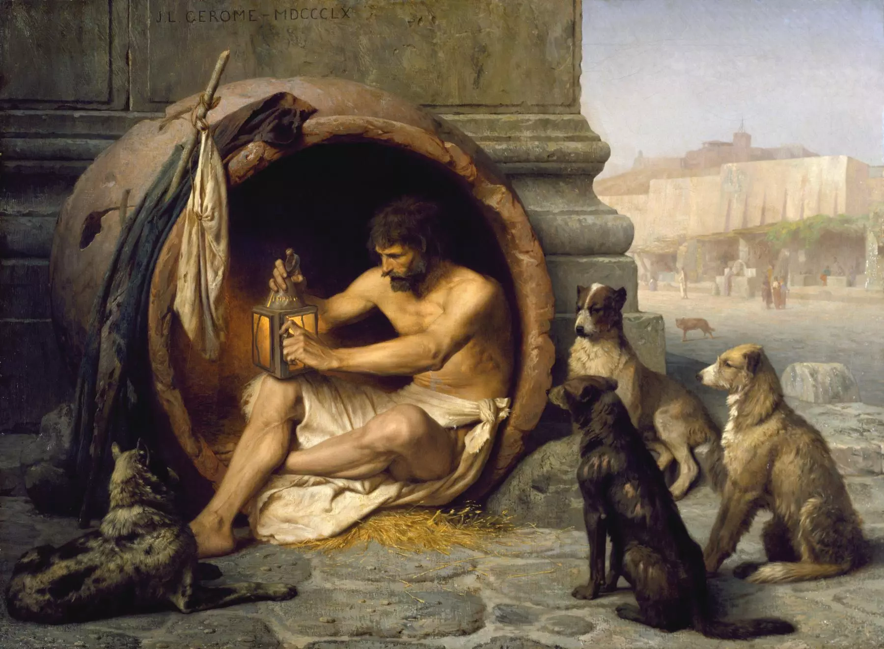 Arinrin alayidayida ati imọran igbesi aye lati ọdọ Diogenes the Cynic 13807_1