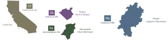 Ang periodic table usab usa ka mapa - maayo, matang sa 14400_9