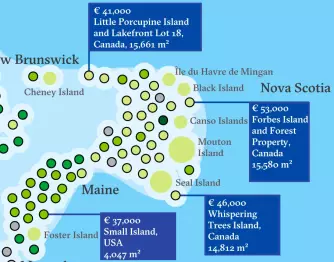 Usa ka mapa sa kalibutan sa mga pribadong isla (ang uban gikawat!) 15885_3