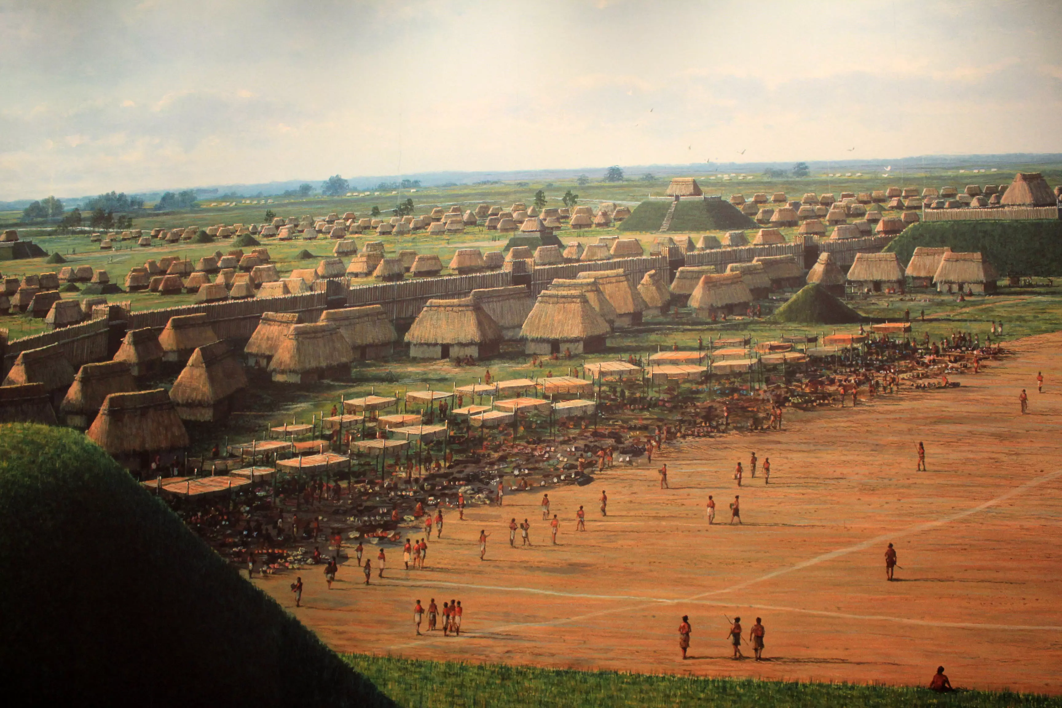 Cahokia: Nordamerika d'massiv, antike Stad 18056_1