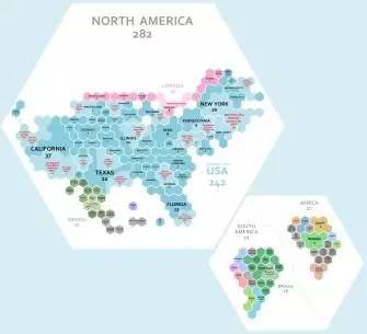 Ezi hexagons ze-1,000 zibonisa indlela ubutyebi behlabathi obusasazwa ngayo 1901_4