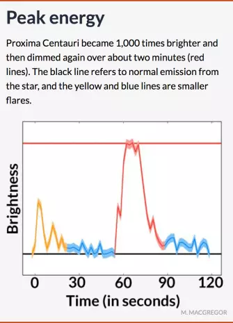 Une éruption stellaire massive brûle l'espoir de découvrir la vie sur l'exoplanète la plus proche de la Terre 19169_4