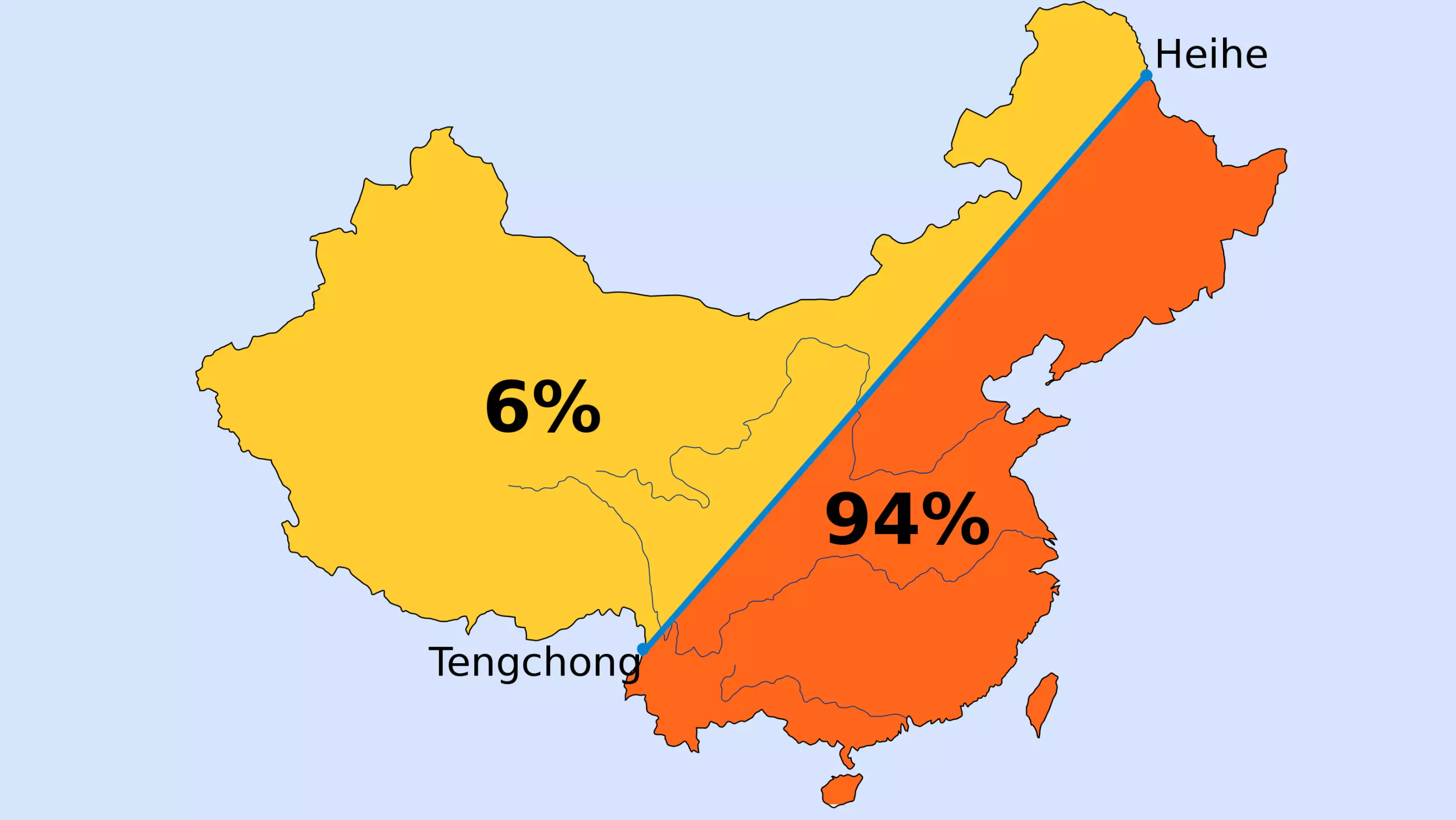 Xitoyning eng muhim chegarasi xayoliydir: Xu chizig'i 2245_1