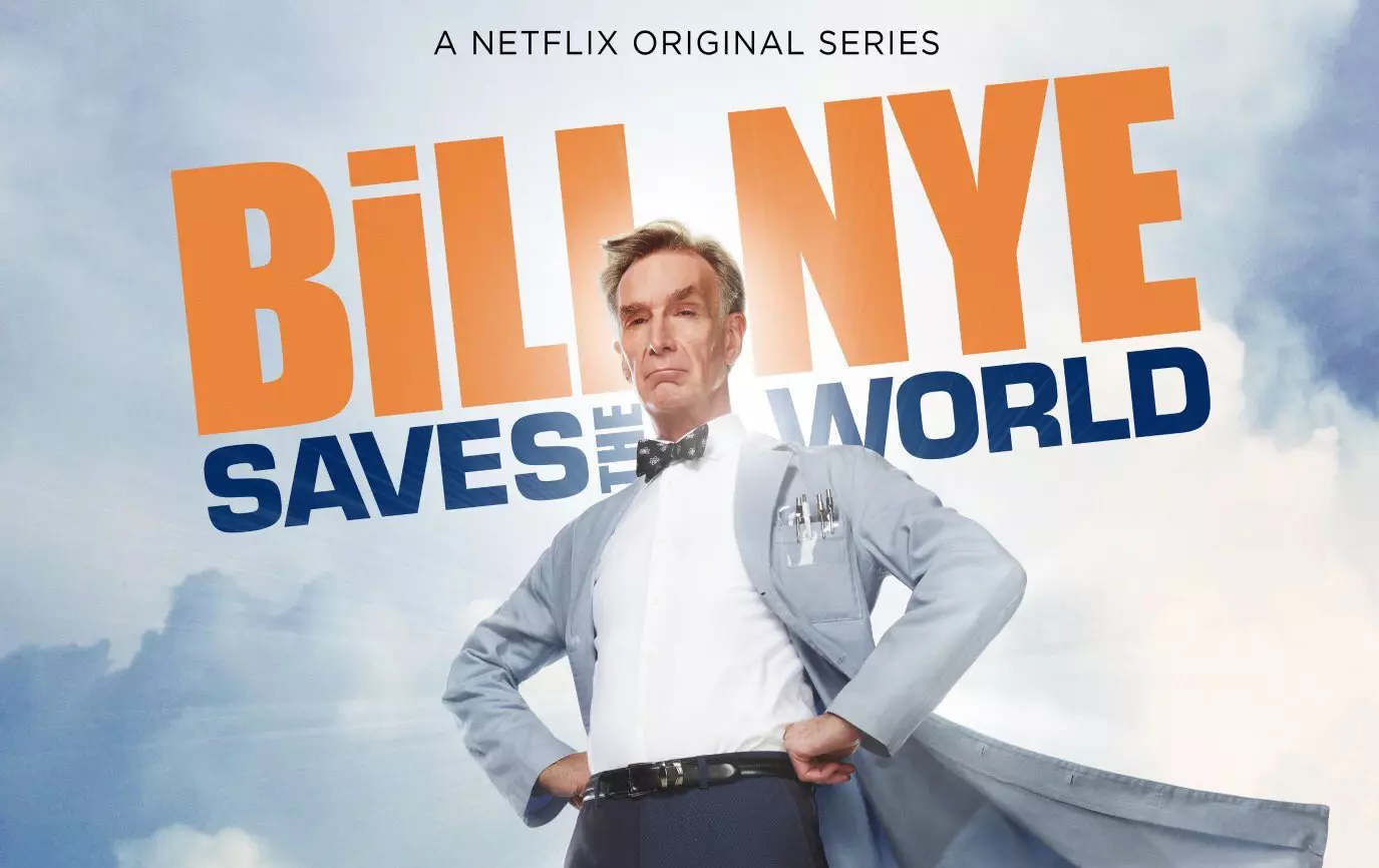 Bill Nye dia mitondra siansa tsara tarehy, mifototra amin'ny porofo amin'ny Netflix amin'ity volana aprily ity 25968_1