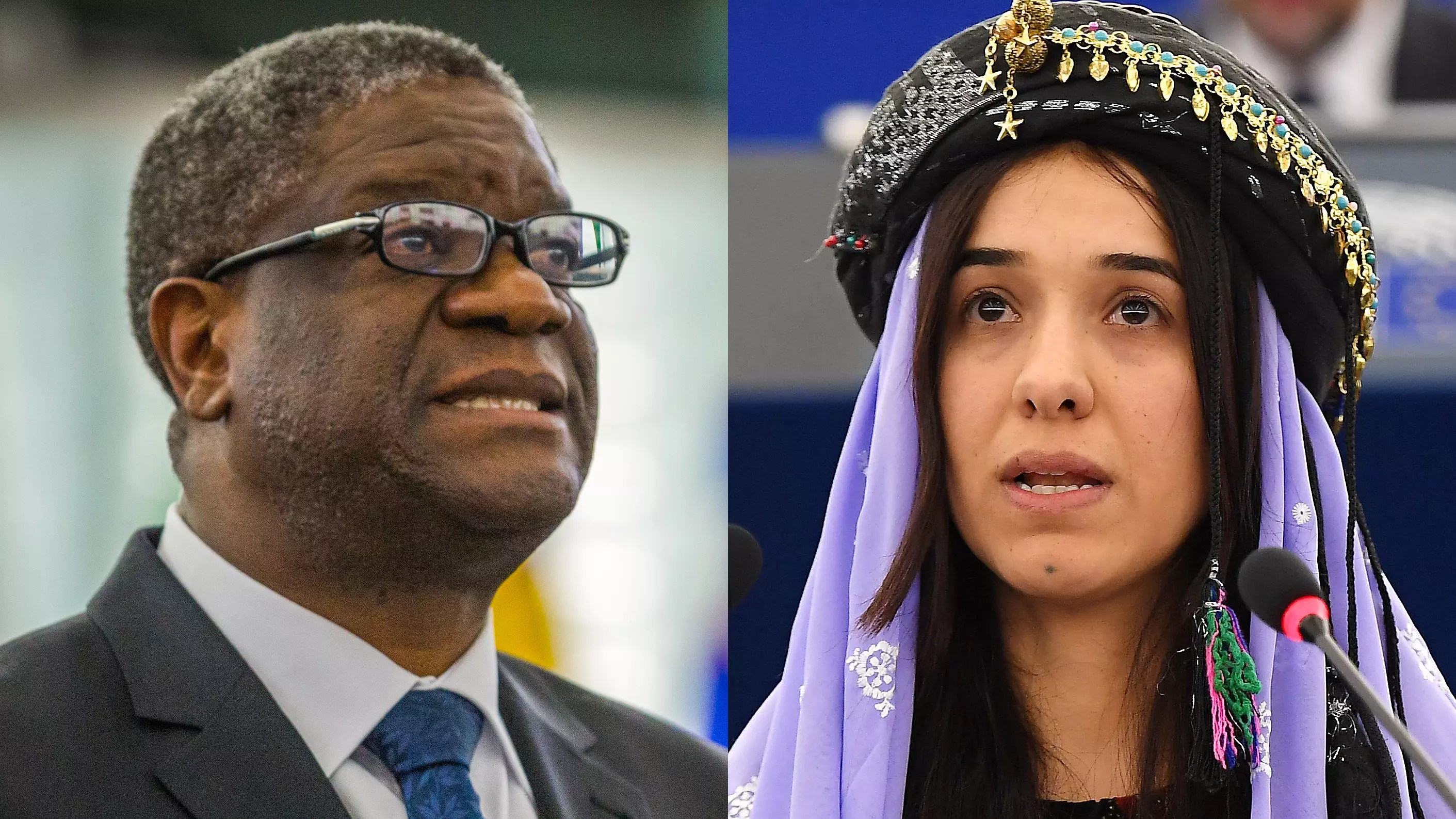 Denis Mukwege sy Nadia Murad dia nahazo ny loka Nobel ho an'ny fandriampahalemana noho ny ady amin'ny herisetra ara-nofo nandritra ny ady 27188_1