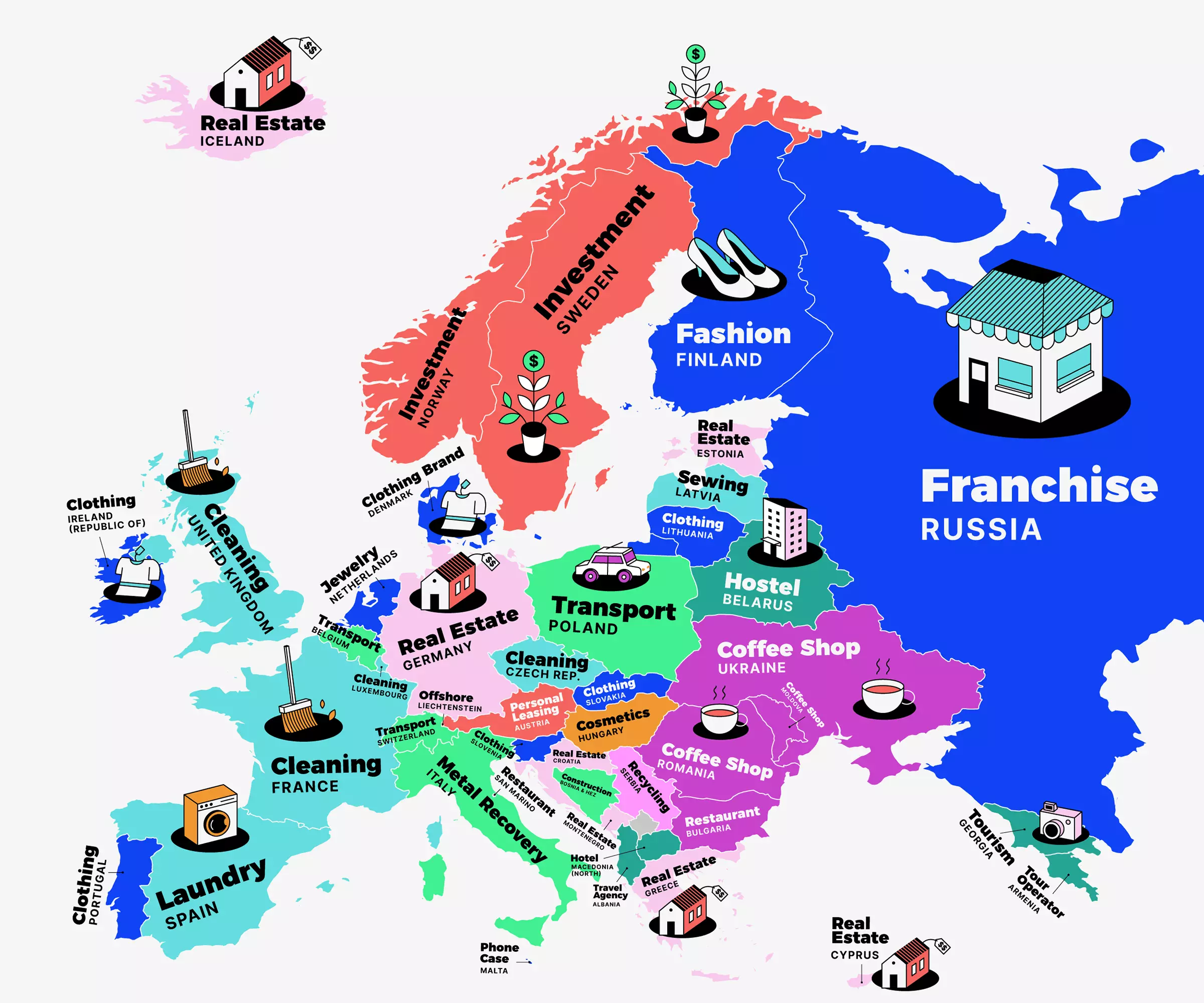 Wovon träumen Unternehmer in Tschechien? Eine Weltkarte der Start-up-Ambitionen 281_4