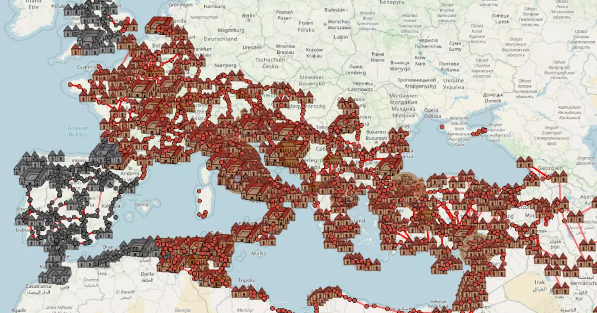 Si los antiguos romanos tuvieran Google Maps