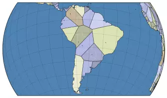 Pasaules valstu karte ar matemātiski objektīvām robežām 28867_4
