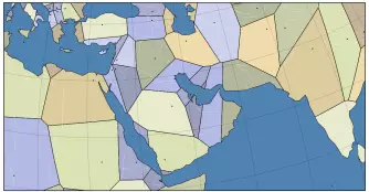 Kart over verdens land med matematisk objektive grenser 28867_9