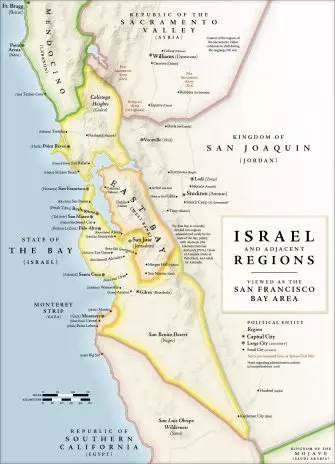 این نقشه منطقه خلیج سانفرانسیسکو را به خاورمیانه تبدیل می کند 29111_3