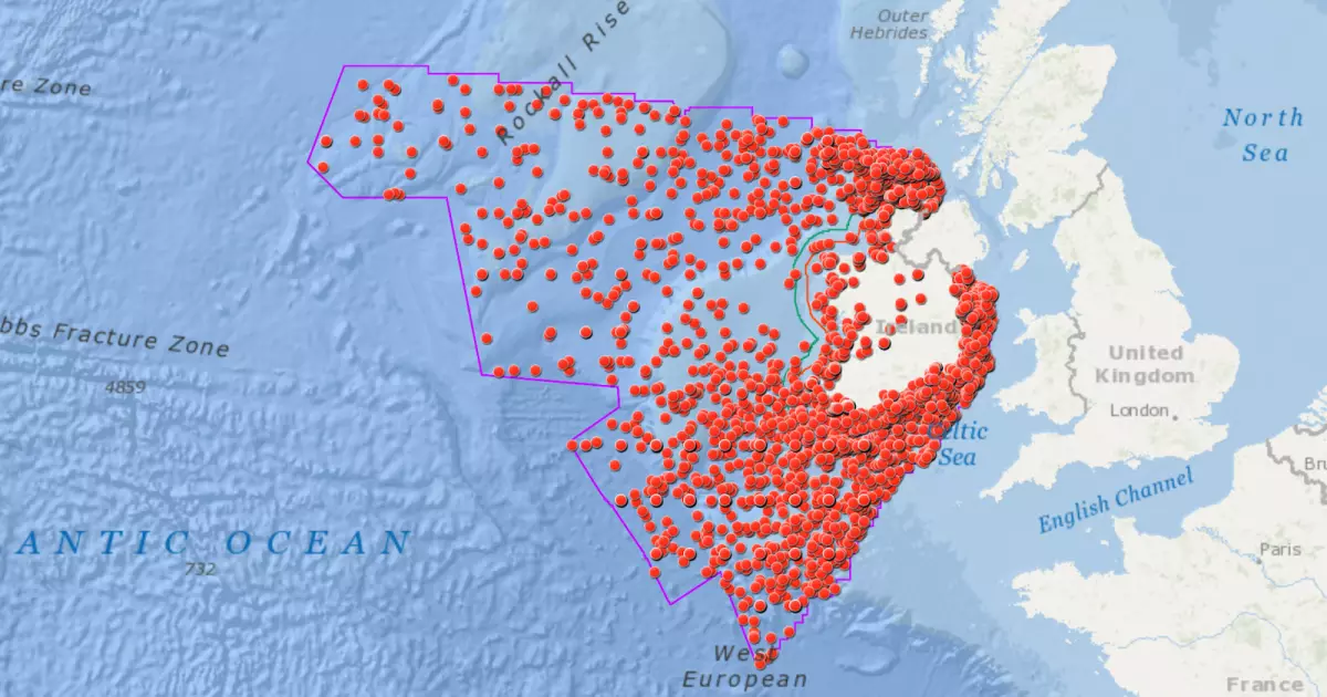 Isang interactive na mapa ng Irish shipwrecks, na puno ng libu-libong kwento