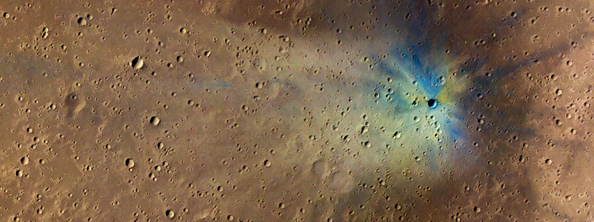 AI imapeza ma craters atsopano pa Mars m'masekondi asanu okha