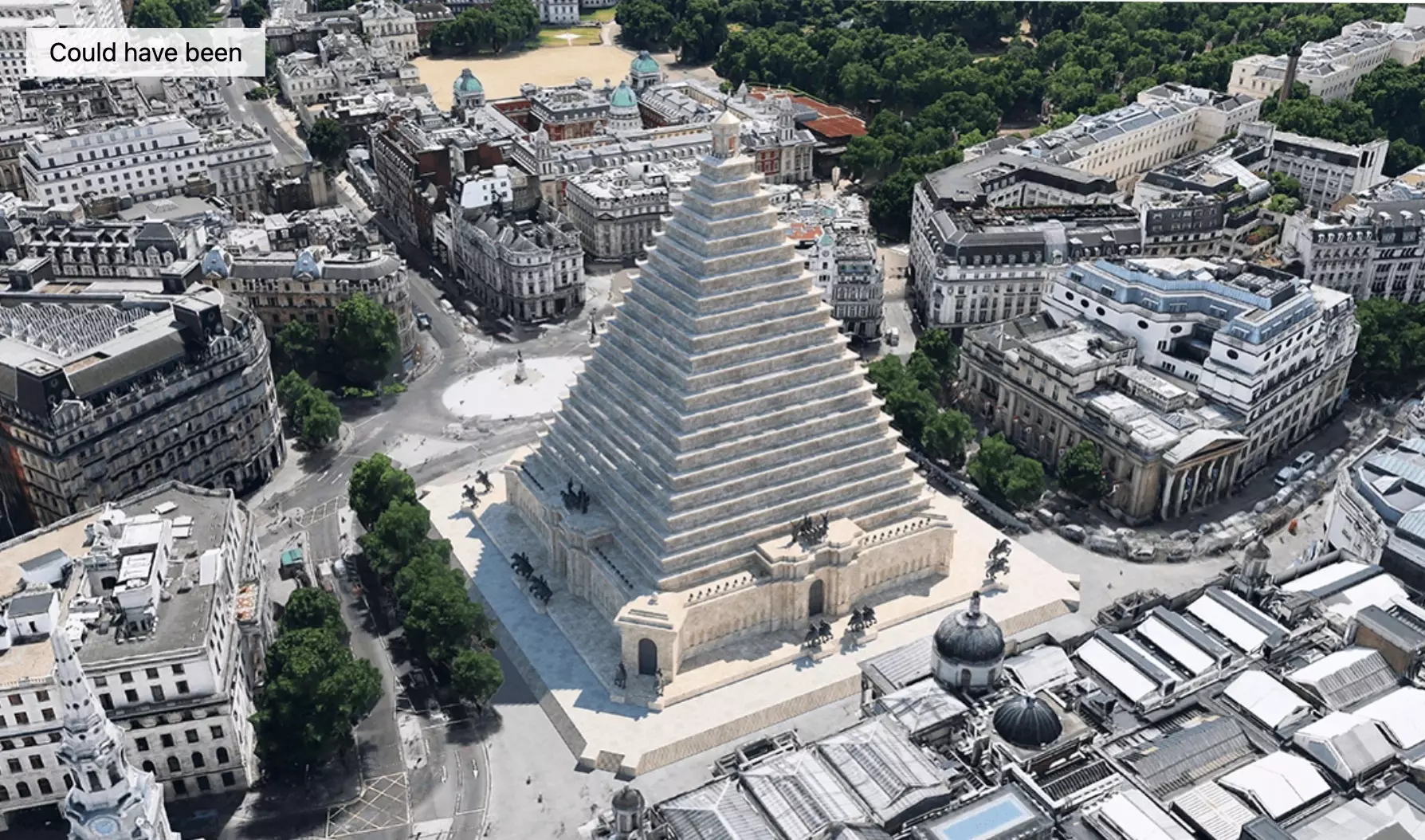 Trafalgar meýdany piramida