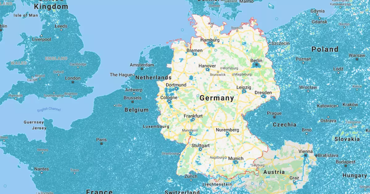 جرمنی گوگل کے اسٹریٹ ویو پر ایک خالی جگہ کیوں ہے۔