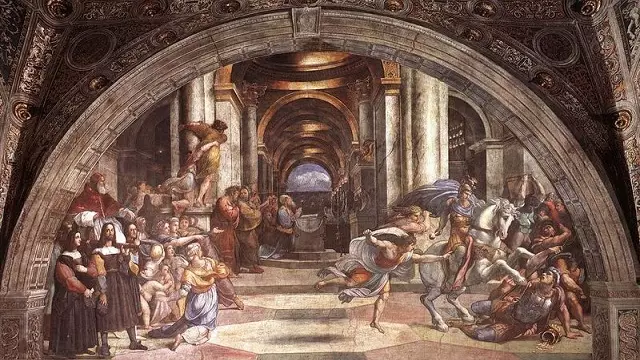 Sida Raphael Frescoes ee la soo celiyay u laalaado Tegitaanka Pope Benedict XVI