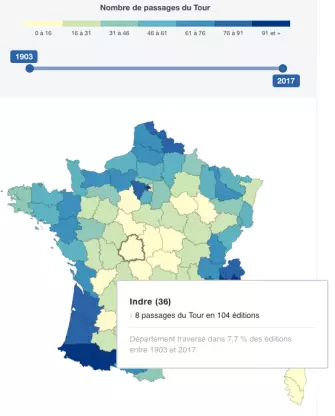 နှစ် 100 ကျော် Tours de France ၏လမ်းကြောင်းများကိုခြေရာခံပါ။ 33299_5