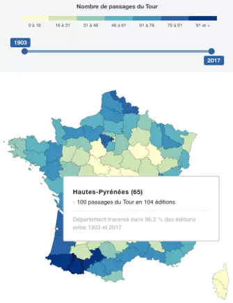 ຕິດຕາມເສັ້ນທາງຂອງ Tours de France ຫຼາຍກວ່າ 100 ປີ 33299_6