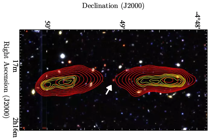 Giant radio galaxy Alcyoneus යනු දැන් විශ්වයේ ඇති විශාලතම දන්නා මන්දාකිණියයි 335_14