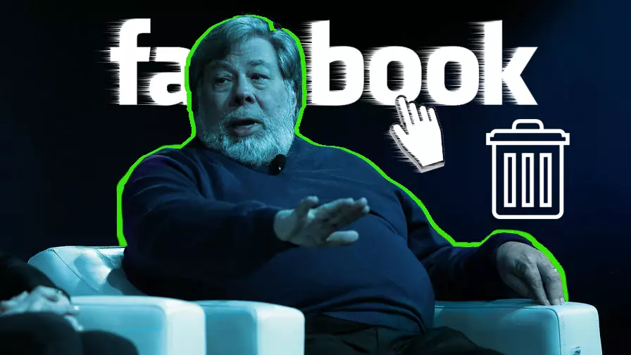 Firwat Apple Matgrënner Steve Wozniak läscht säi Facebook Kont 33808_0