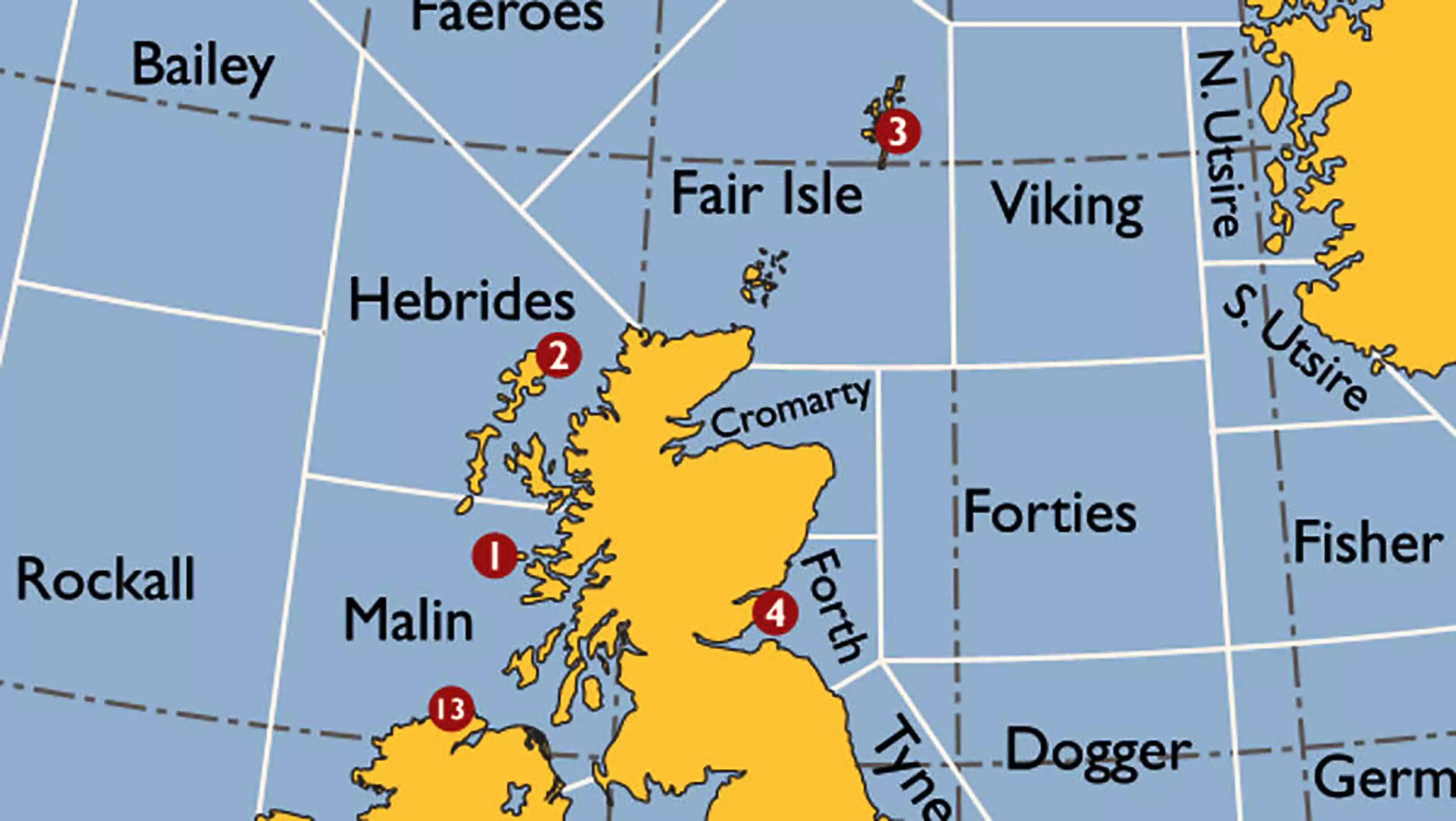 Shipping Forecast: et kart over Storbritannias fantastiske isolasjon 35276_0