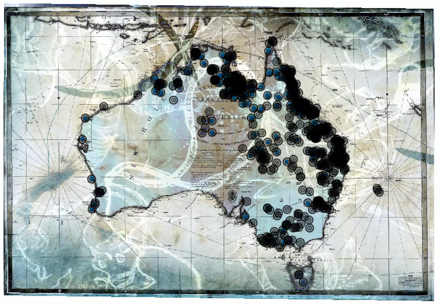 Sangue no mapa: mapeando os massacres da era colonial na Austrália 35922_0