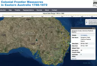 Blutt op der Kaart: Charting Australien d'Kolonial-Ära Massakeren 35922_3