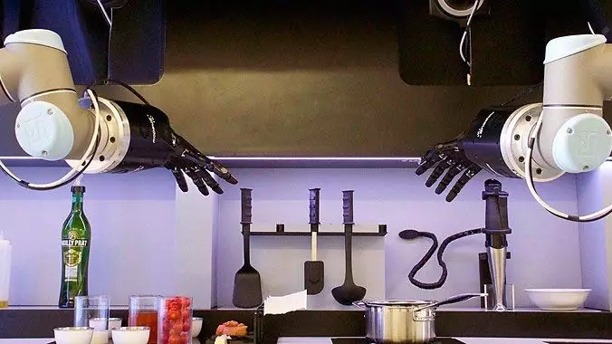 Robot Mimics Chef Pikeun Nyiapkeun Masakan Béntang Lima di Imah 36549_0