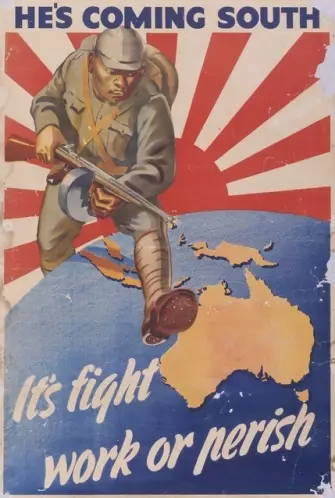Chứng hoang tưởng về cuộc xâm lược của người Nhật trong Thế chiến II của Úc, trong Ba bản đồ 36845_3