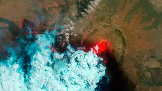 Verwendung der Satellitenbilder des Nabro-Flusses zur Schätzung der Magmaviskosität (AKTUALISIERT) 40503_0