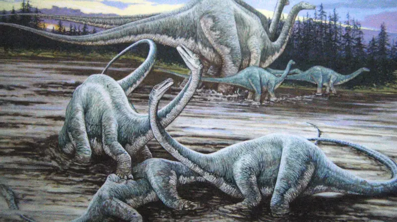 A dinoszauruszok 193 millió évvel ezelőtt társas falkában éltek 4453_1