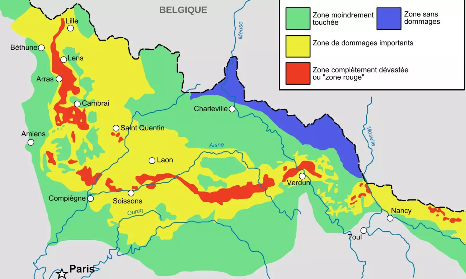 Francijas Sarkanajās zonās Pirmais pasaules karš nekad nebeidzās 4462_1