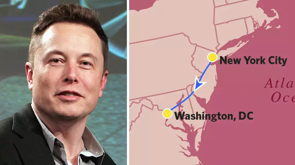 Elon Musk gba igbanilaaye lati kọ hyperloop laarin New York ati DC Next soke, Chicagoland! 4545_0