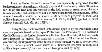 Ar putea un judecător de stat să ignore o decizie a Curții Supreme care susține căsătoria homosexuală? 46318_4
