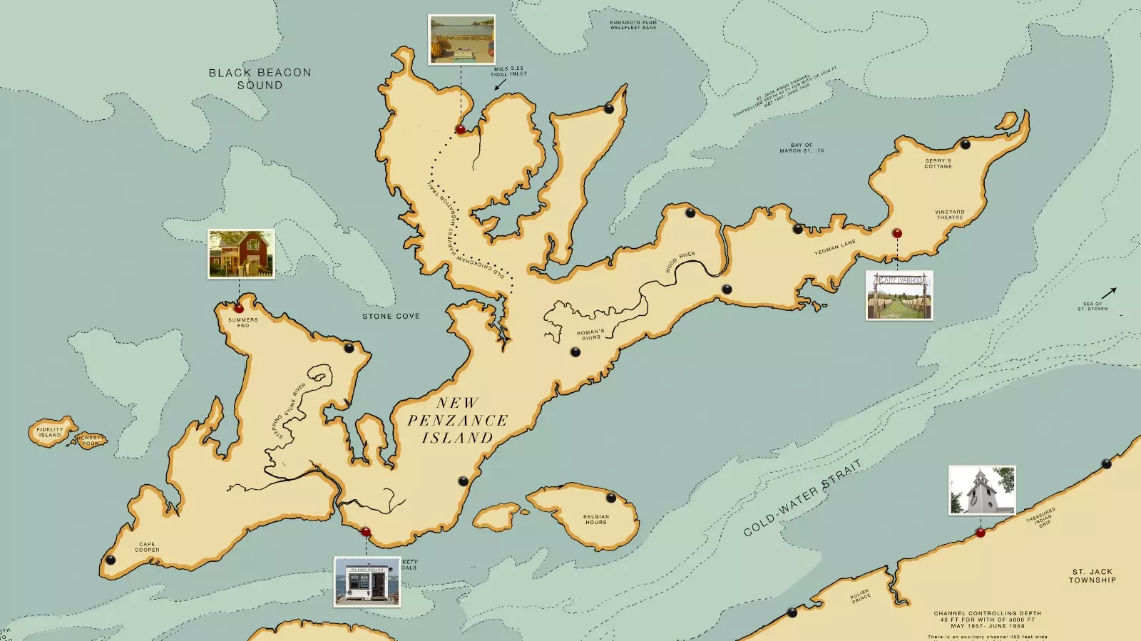 New Penzance Island: A Very Wes Anderson Treasure Map 49011_0