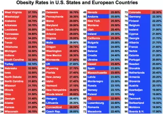 Kunenepa kwambiri ku America vs Europe: Mamapu awiri amafotokoza zonse 50115_5