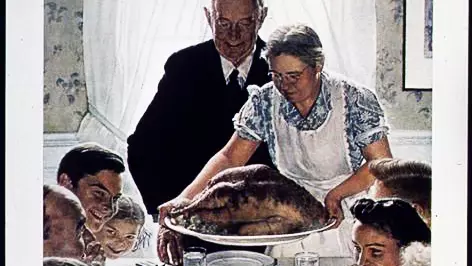 Apa Sebenarnya Tentang Gambar Thanksgiving Norman Rockwell? 50246_0