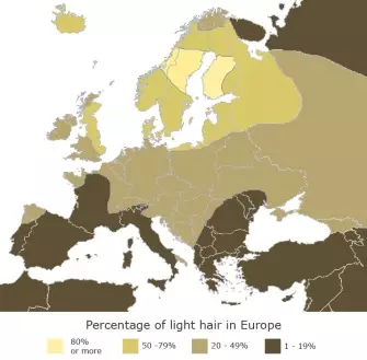 Europos žemėlapis Blondinė prieš brunetę 52636_3