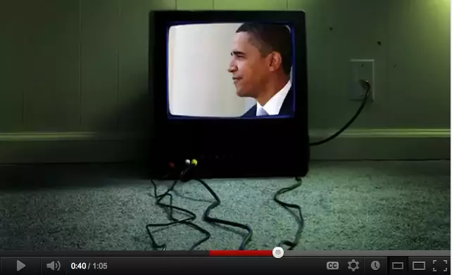 Santorum-advertensie gly Obama se gesig in Ahmadinejad Montage 61284_0