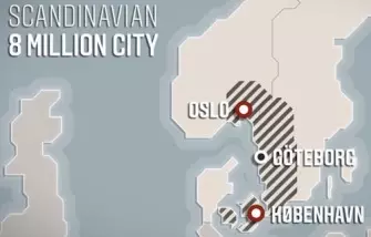 8 Million City: isang Scandinavian Megalopolis 6220_5