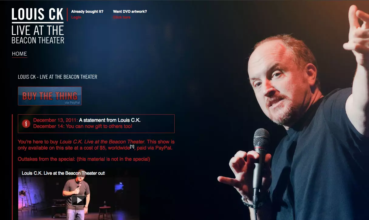 Für Louis CK ist die Zukunft des Inhalts kein Scherz 64737_0