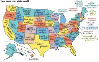 Missä jokainen Amerikan osavaltio on paras ja huonoin 69357_5