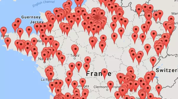 Франц дахь авлигын газрын зураг 7523_0