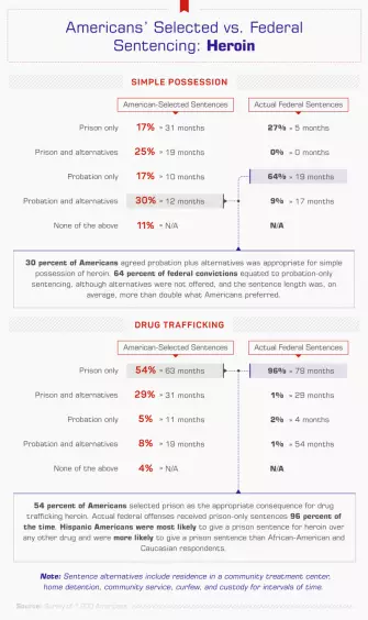 Apa yang seharusnya menjadi hukuman penjara untuk kejahatan narkoba? Survei ini meminta orang Amerika 7603_8