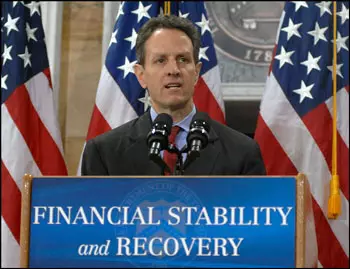 Secretário do Tesouro dos EUA Timothy Geithner: bombeiro, médico, difusor de bombas