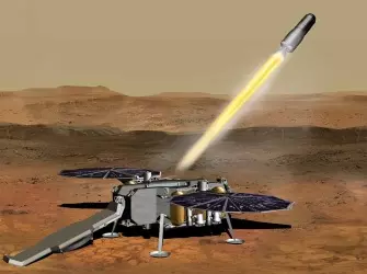 ESA's 'ynterplanetêre frachtskip' om Mars-rotsen nei de ierde te ferfieren yn 2031 8129_4