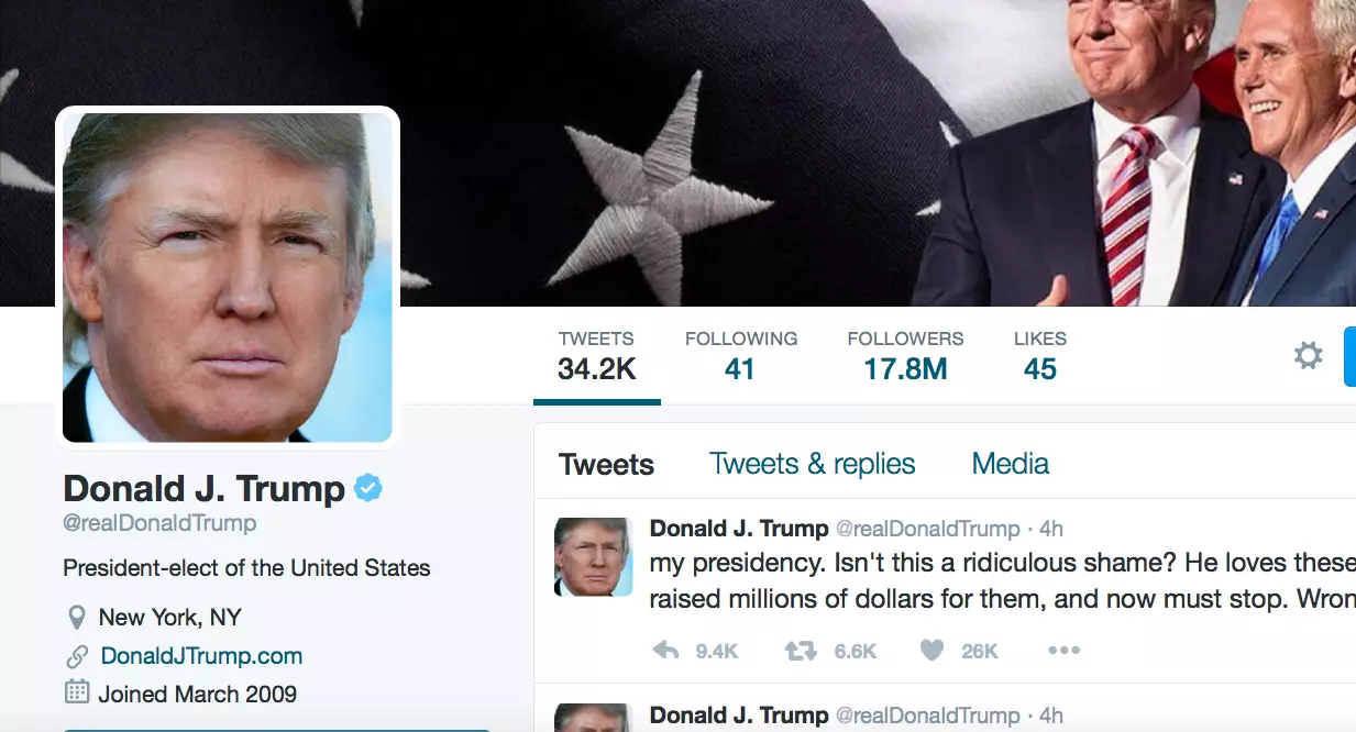 Un seul tweet de Trump révèle le pouvoir de marché des médias sociaux 9494_1